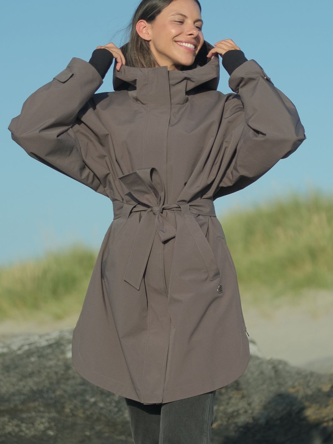 Lule The Wide Jacket Coffee – Heart Of Lule